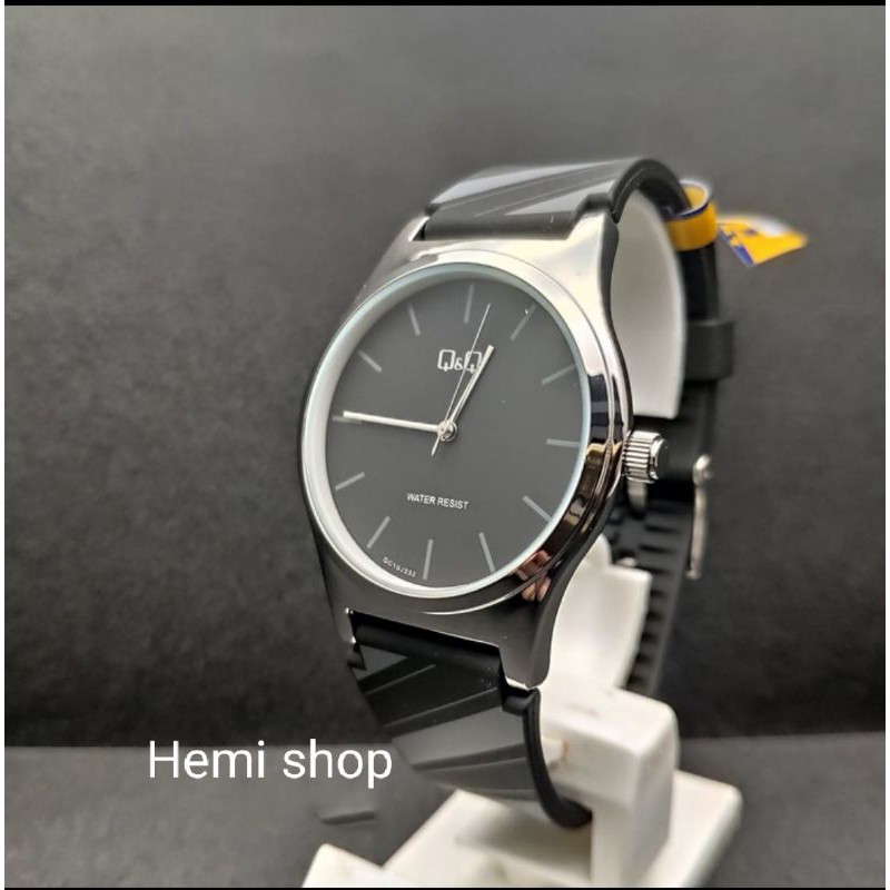 Jual Jam Tangan Wanita fashion cewe Analog jam original Q&Q Tali Karet ...
