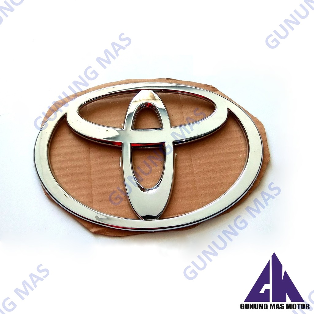 Jual Emblem Logo Grill Rino Saurus Untuk Toyota dyna Rino Saurus Chrome ...