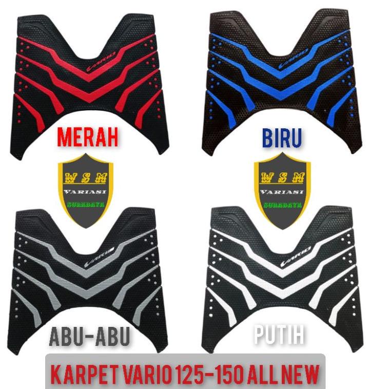 Jual Karpet Karet Vario 150 125-150 All New Tahun 2018-2021 Monster ...