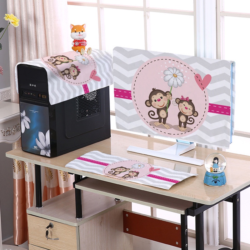 Jual Cover set computer 19-24 inch penutup komputer dust desktop ...