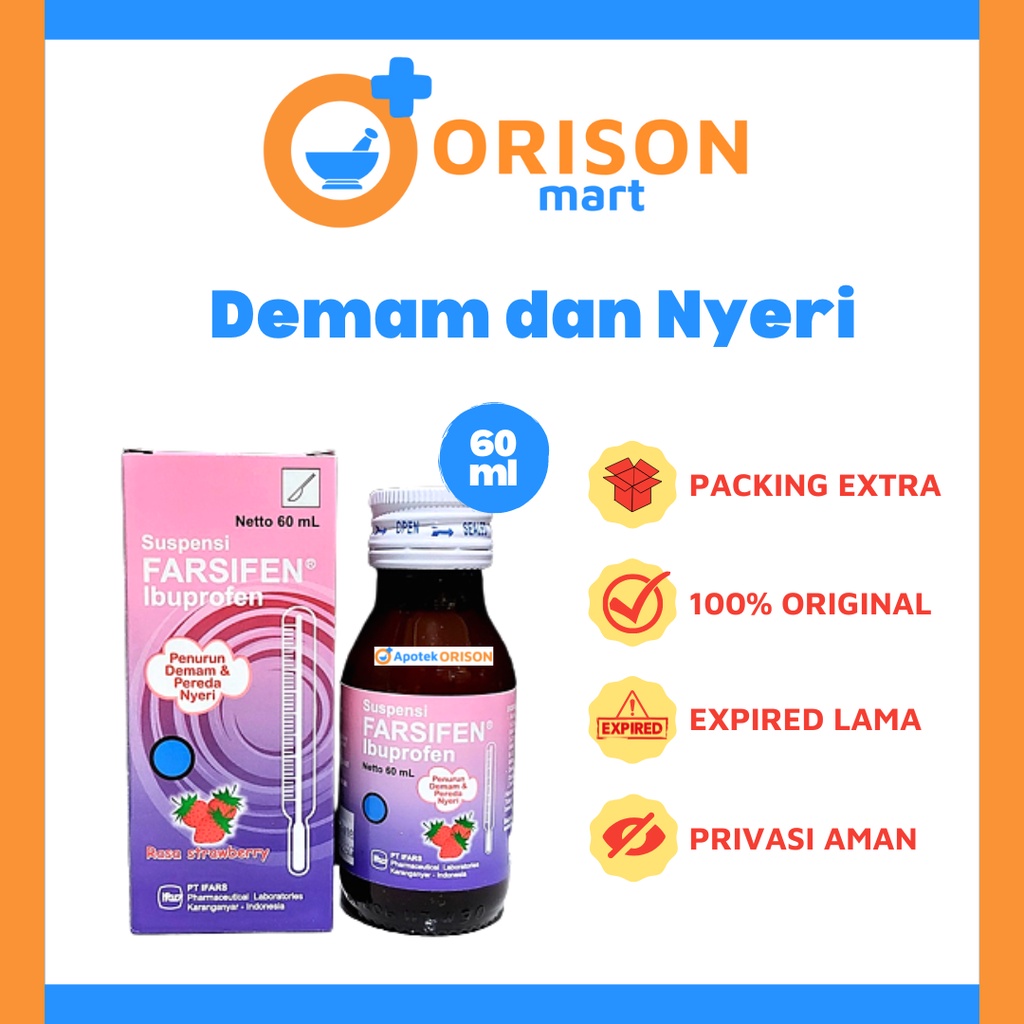 Jual FARSIFEN SIRUP 60ML IBUPROFEN ANAK | Shopee Indonesia