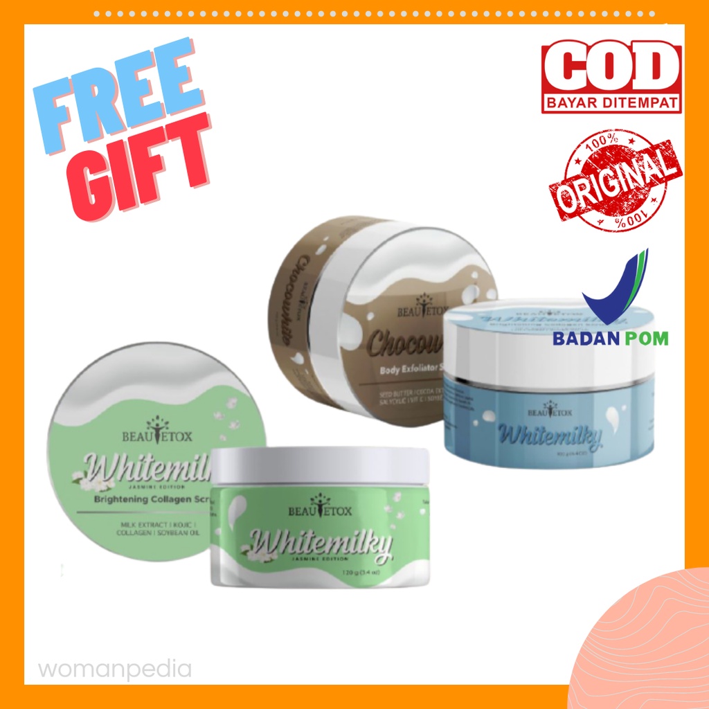 Jual BEAUTETOX Body Exfoliator Scrub Brightening Collagen Body Serum ...
