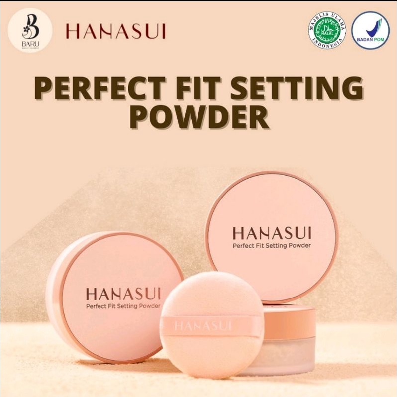 Jual (COD)Hanasui perfect fit setting powder | Shopee Indonesia