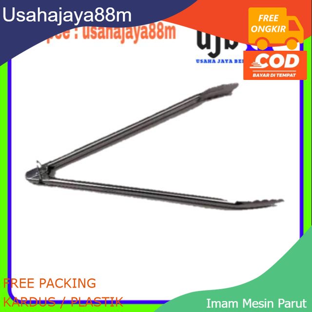 Jual Capit Makanan stainless steel panjang 40cm kitchen Tong | Shopee ...