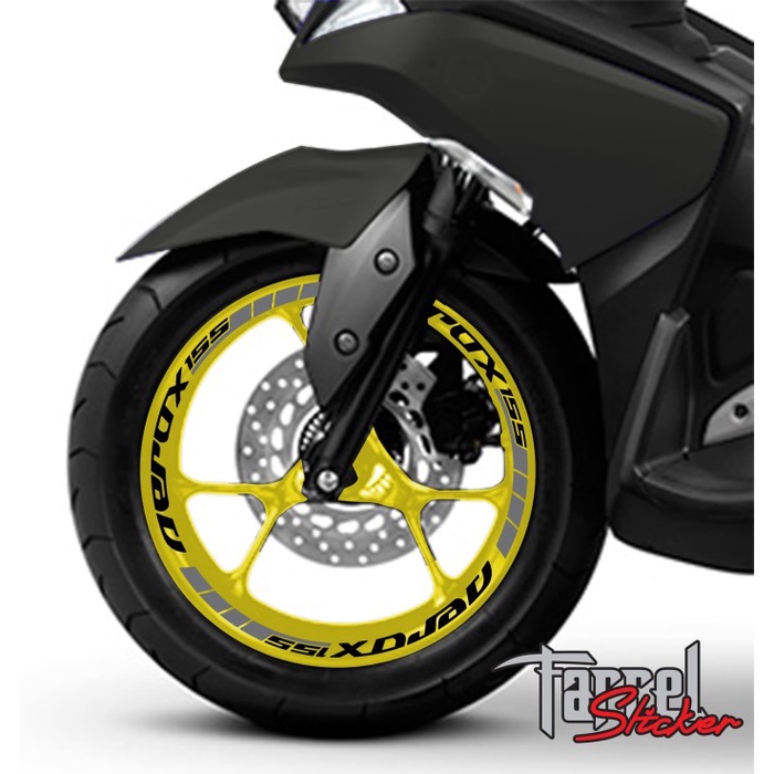 Jual STIKER VELG STICKER VELK AEROX KUNING | Shopee Indonesia
