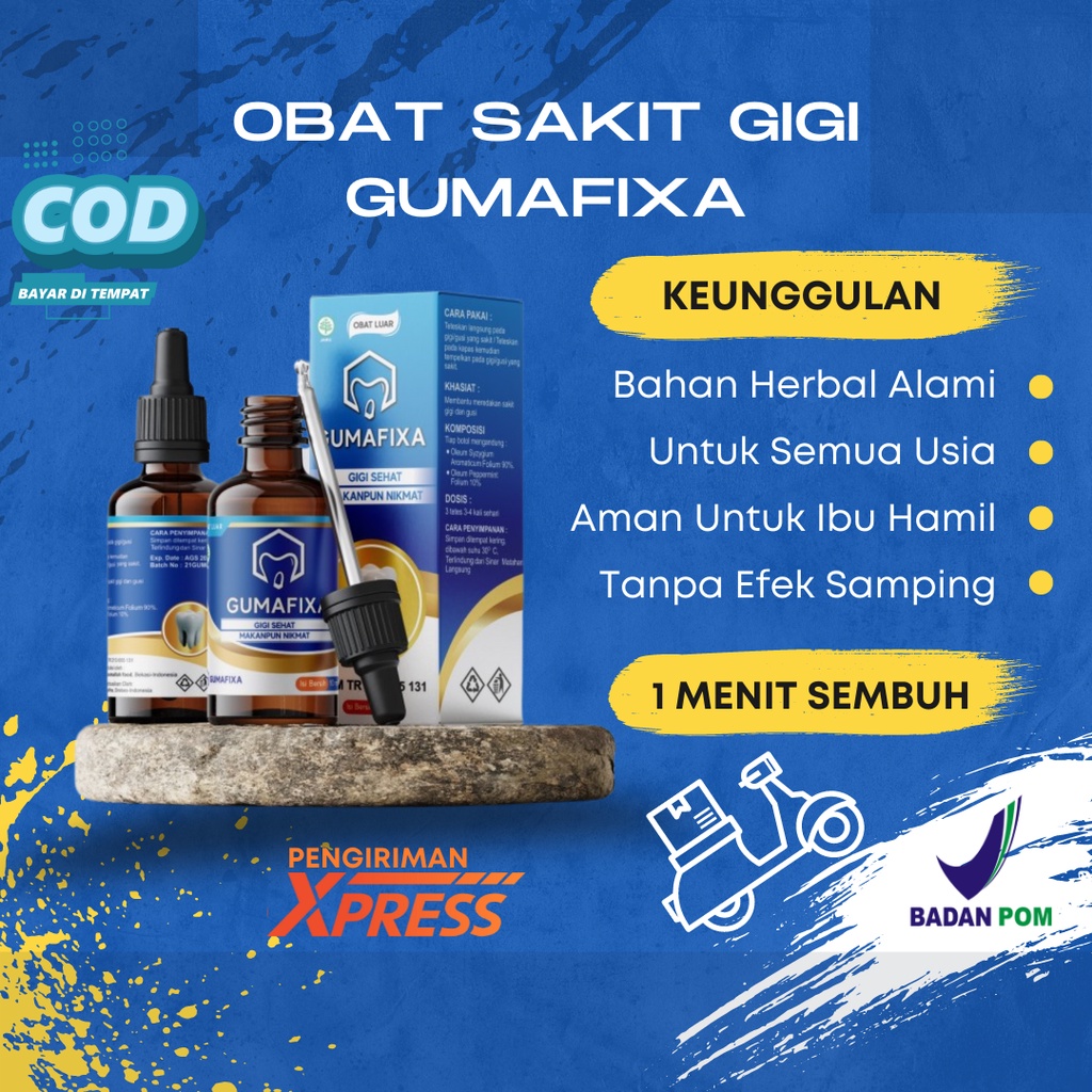 Jual Obat Sakit Gigi Berlubang Herbal ASLI GUMAFIXA Ampuh | Shopee ...