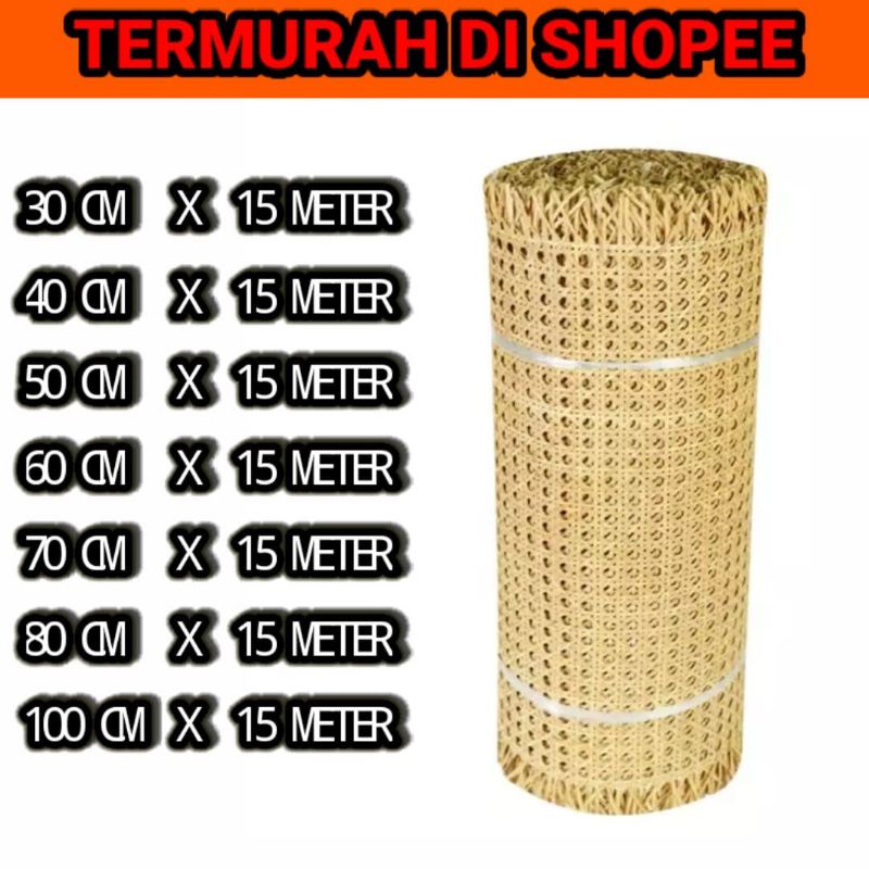 Jual ROTAN OPEN WEBBING - ANYAMAN ROTAN LEMBARAN GREAT A / ROTAN PER ...