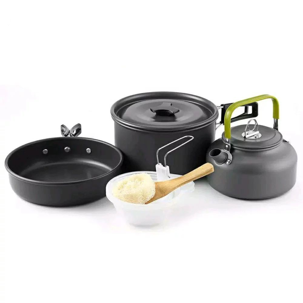 Jual Nesting Cooking Set untuk 4 Orang ~ Teko | Alat Masak Portable DS ...