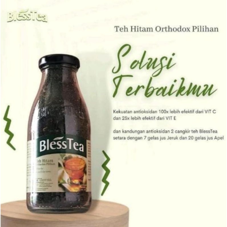 Jual ORI Teh Hitam BlessTea Kemasan Botol | Shopee Indonesia