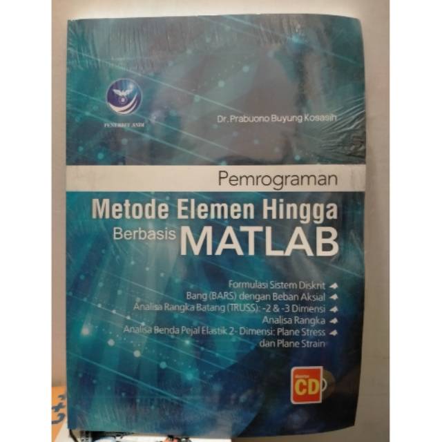 Jual Pemrograman Metode Elemen Hingga Berbasis MATLAB + CD - Prabuono ...