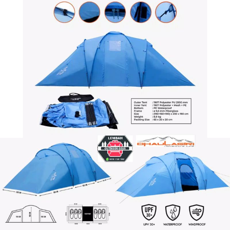 Jual Tenda Dhaulagiri Fami 36 Tenda Family | Shopee Indonesia