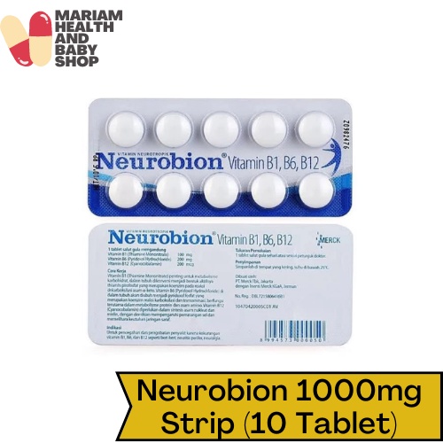 Jual Neurobion Strip Isi 10 Tablet (Putih) | Kesehatan Saraf | Shopee ...
