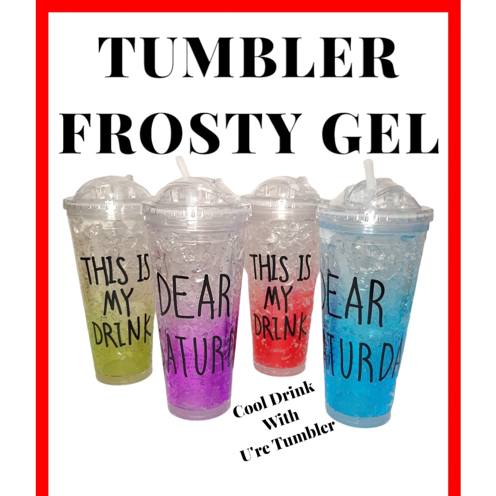 Jual Botol Minum Tumbler Cool Ice Frosty Gel 450ml | Shopee Indonesia