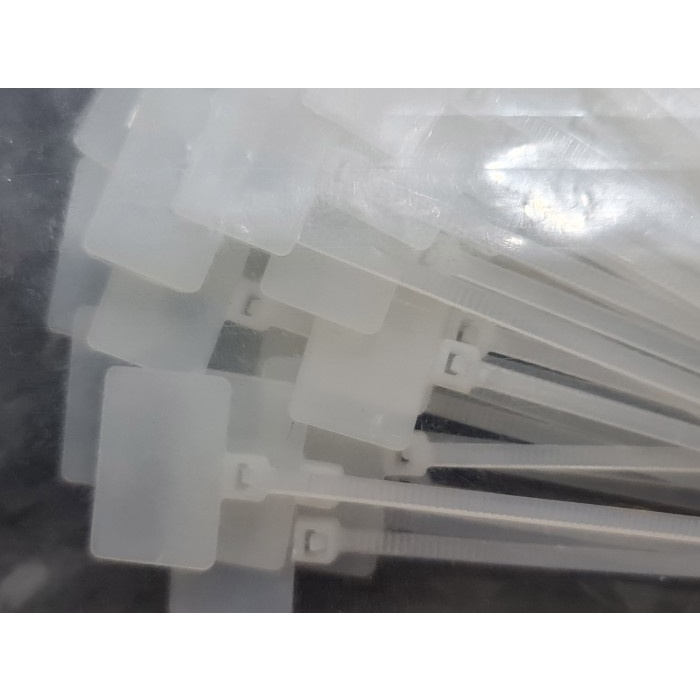 Jual Maker TIE Pengikat Kabel label 3x100 mm / Cable Ties Label name ...