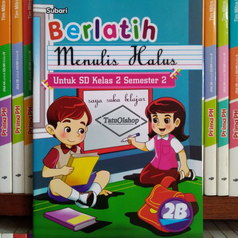 Jual Buku Berlatih Menulis Halus SD Kelas 1 2 3 Jilid 1b 2b 3b Semester 2 Original | Shopee ...