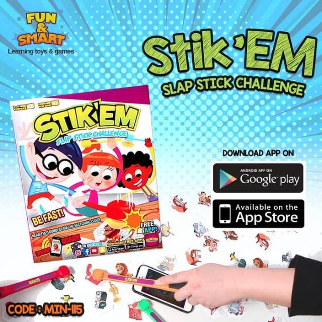 Jual Mainan Unik Lucu Stik'em slap stick challenge family game | Shopee ...