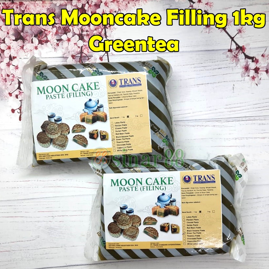 Jual Trans Mooncake Filling Greentea Paste 1kg | Shopee Indonesia