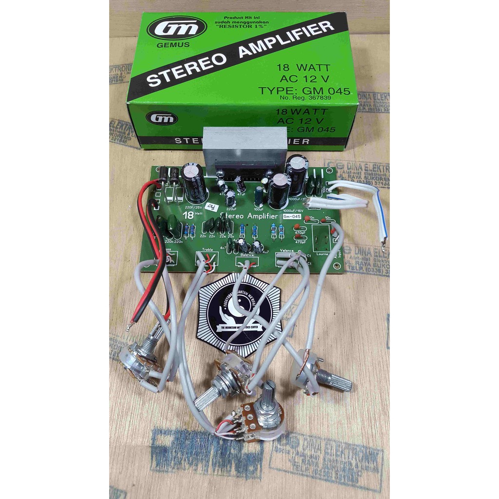 Jual KIT POWER AMPLIFIER 18 WATT STEREO DC 12 VOLT | Shopee Indonesia