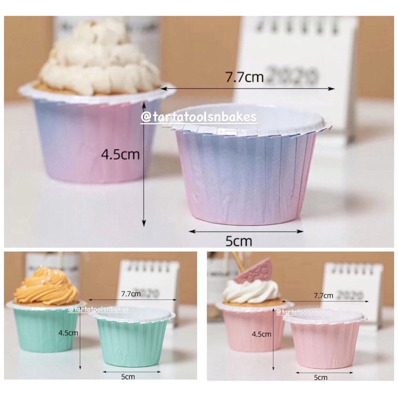 Jual Cup Cupcake Curling | Muffin | Cake Paper Polos Warna | Shopee ...