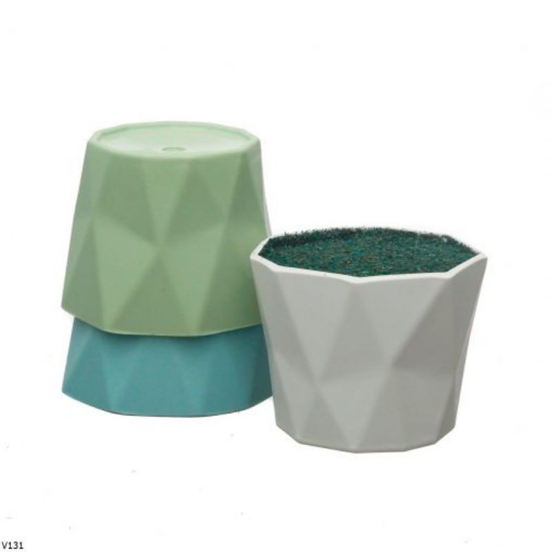 Jual Vas Bunga Pot Bunga Melamin 7,5cm V131 (Busa + Lumut) | Shopee ...