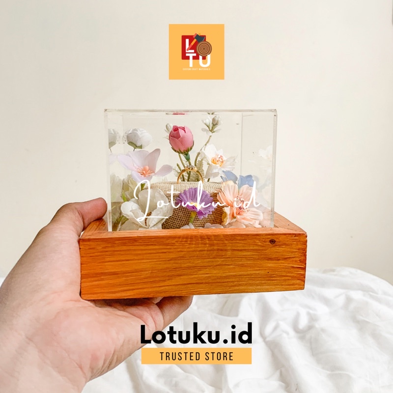 Jual ring box rustic | box cincin | tempat cincin | kotak cincin ...