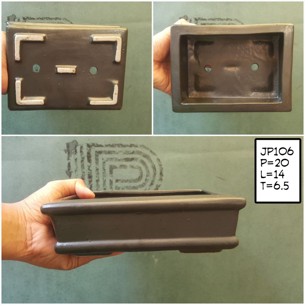 Jual Pot Keramik Persegi Panjang JP106 | Shopee Indonesia