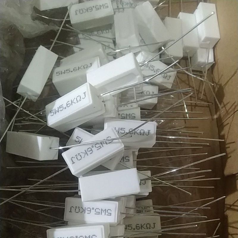 Jual resistor 5k6/ 5 Watt original taiwan | Shopee Indonesia