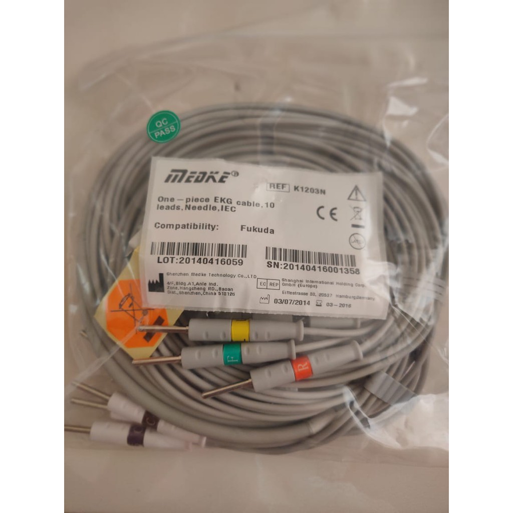 Jual KABEL ECG FUKUDA DENSHI MEDKE FX-7102, FCP-7101 | Shopee Indonesia