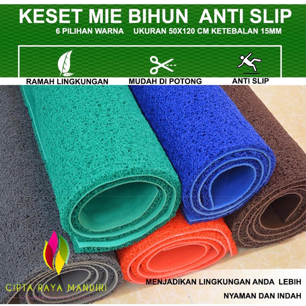 Jual Keset PVC Mie / Keset Bihun POLOS Tebal 15mm Size 50x120 cm ...