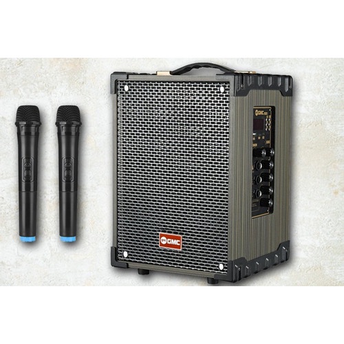 Jual SPEAKER BLUETOOTH KARAOKE GMC 899P/899 p+ FREE MIC WIRELESS 2 bass ...