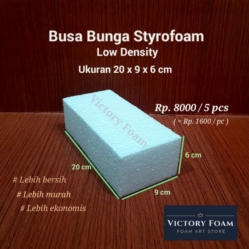 Jual BUSA STYROFOAM_BUSA BUKET Ukuran 20x9x6cm ( Isi 5 pcs) | Shopee ...