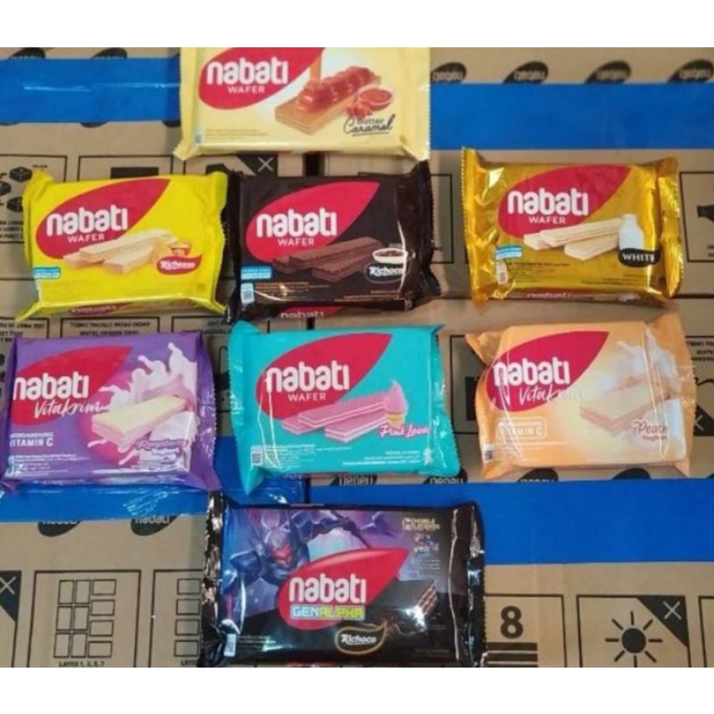 Jual wafer nabati 46g 1 dus isi 60 pcs | Shopee Indonesia