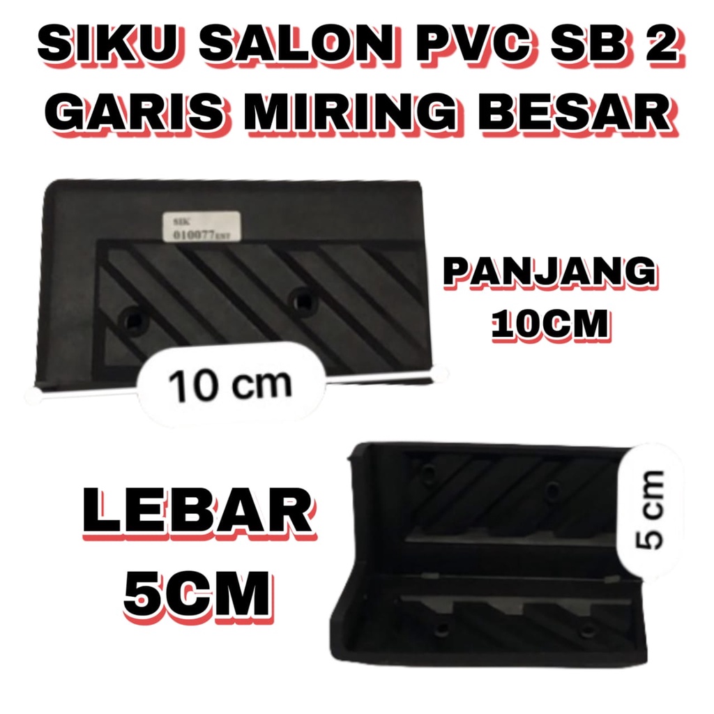 Jual SIKU SALON PVC SB 2 GARIS MIRING BESAR /8 PCS | Shopee Indonesia