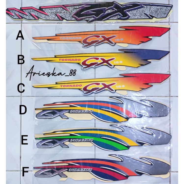 Jual Stiker Striping Tornado GX100 1995 1996 1997 1998 | Shopee Indonesia