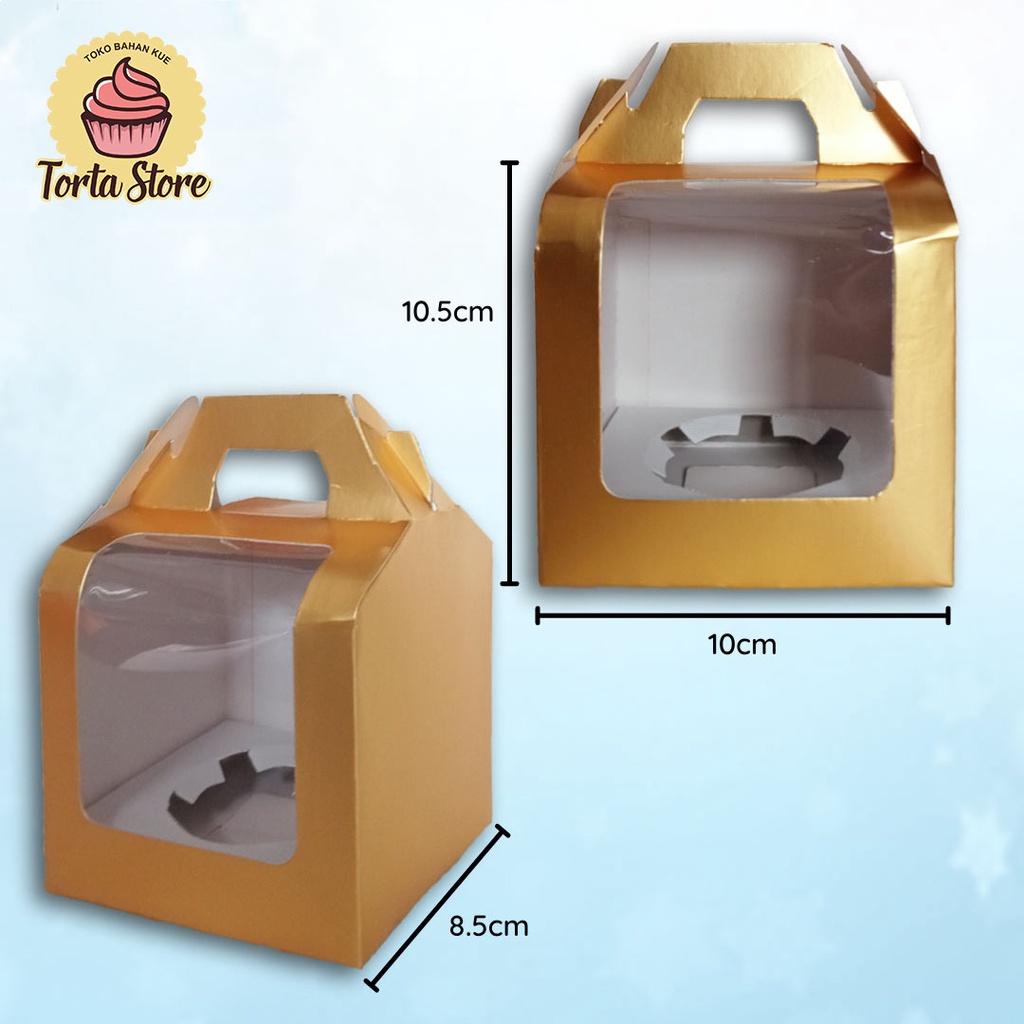 Jual Dus Box Cupcake Dus Mika Cupcake isi 10pcs | Shopee Indonesia