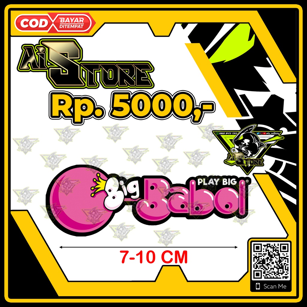 Jual Stiker Big Babol | Shopee Indonesia