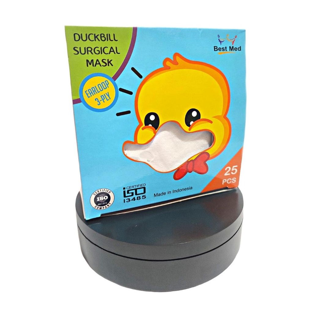 Jual Masker Duckbill Kids BEST MED warna Biru - Box Isi 25 | Shopee ...