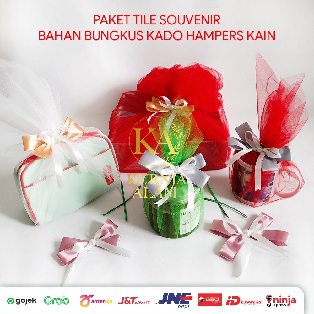 Jual Tile Souvenir Bahan Bungkus Kado Hampers Kain | Shopee Indonesia
