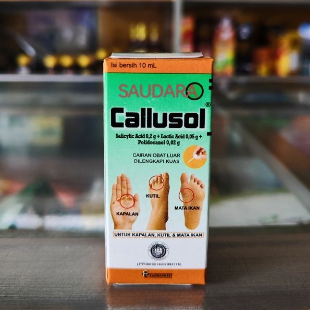Jual Callusol 10ml - Obat Kutil, Mata Ikan dan Kapalan | Shopee Indonesia