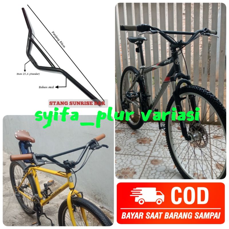 Jual Stang sunrise bar sepeda MTB fixie federal vintage minivelo | Shopee Indonesia