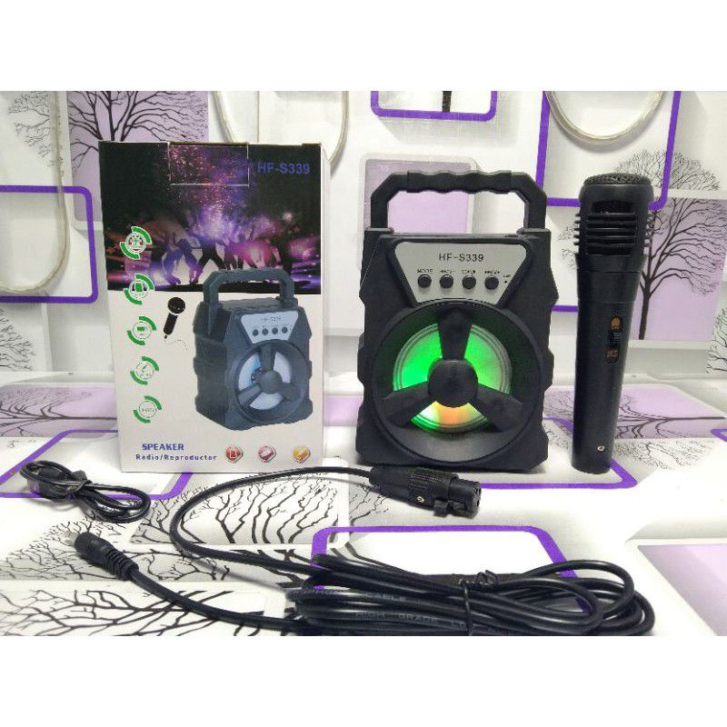 Jual SPEAKER HF-S339 GRATIS MICROPHONE / SPEAKER BLUETOOTH + MIC ...