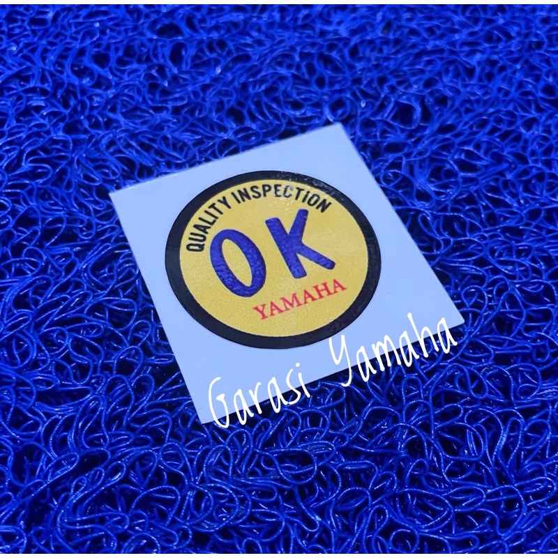 Jual Stiker Ok Yamaha sticker ok yamaha stiker quality inspection ...