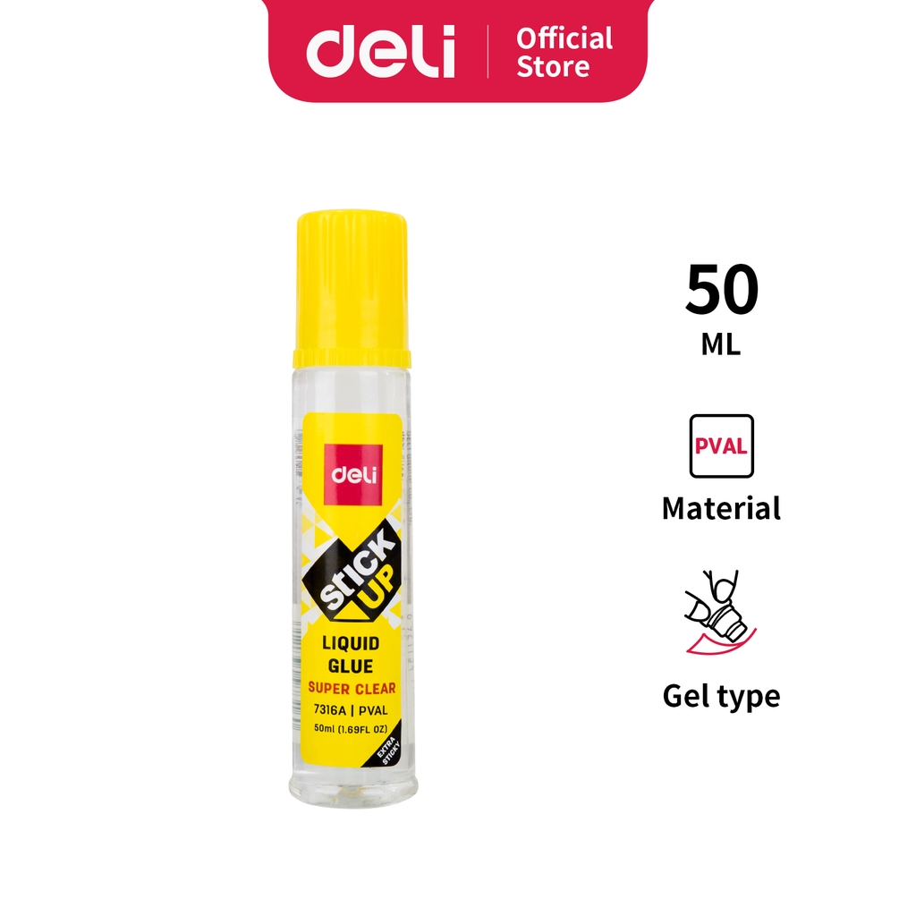 Jual Deli Lem Cair Bening Liquid Glue, Cepat Kering, Mudah Dibersihkan ...