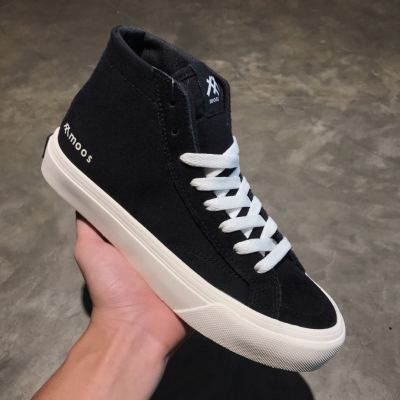 Jual Sepatu Moos Hi Venom Black Off White | Shopee Indonesia