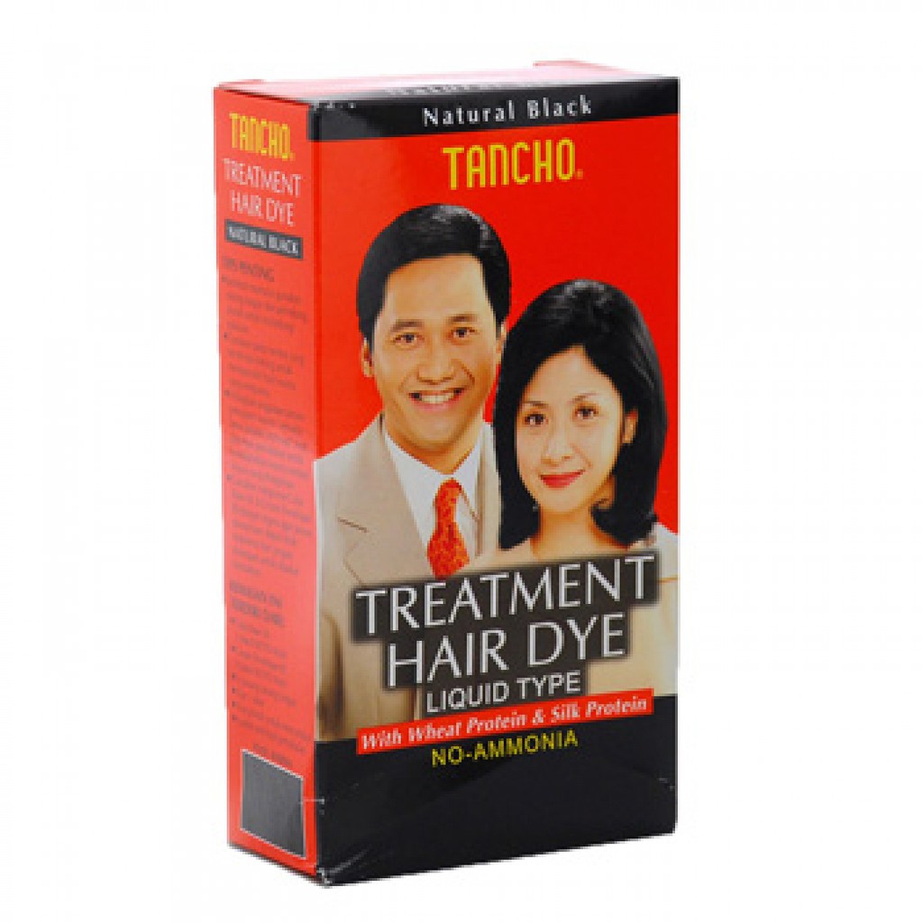 Jual Tancho Treatment Hair Dye Liquid Type (Natural Black) Besar ...