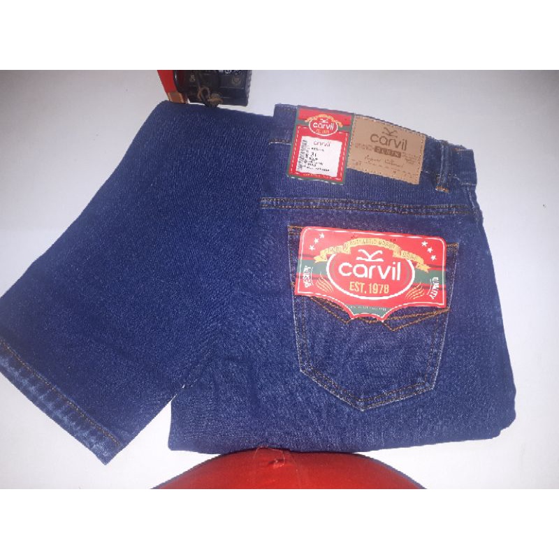 Jual CARVIL CELANA JEANS ORIGINAL MODEL STANDAR | Shopee Indonesia