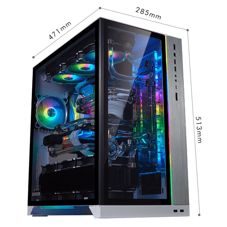 Jual PC Case Casing Lian Li O11 Dynamic XL ROG EATX ATX Gaming Case PC ...