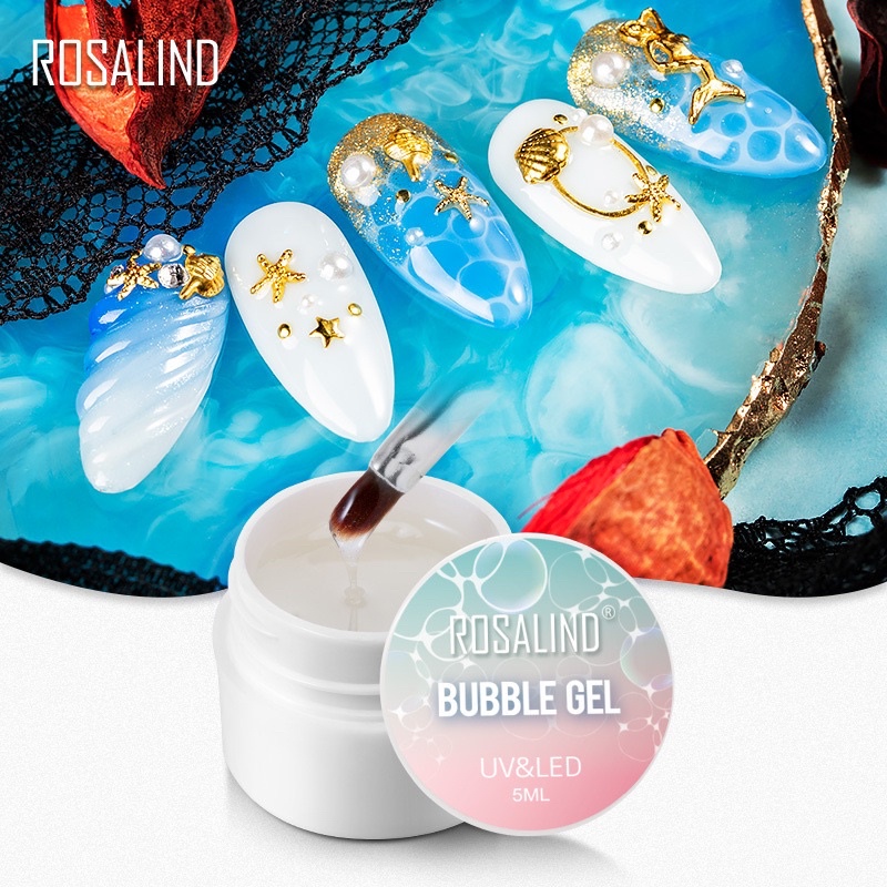 Jual ROSALIND BUBBLE GEL 5gr GEL BENTUK BUBBLE SUMMER NAILS NAILART ...