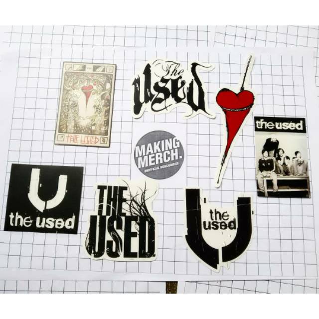 Jual Sticker The Used | Shopee Indonesia