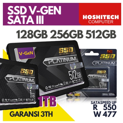 Jual SSD VGen SATA III 128GB 256GB 512GB SSD 1TB V-Gen PLATINUM Garansi ...